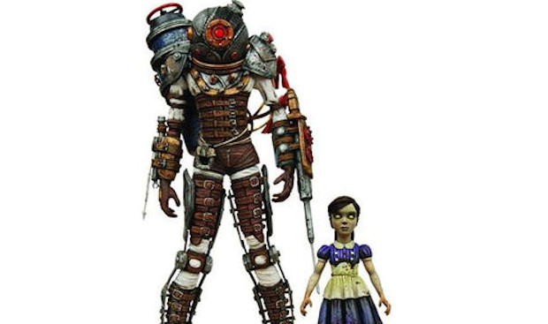 Big Sister looks weird when upright: BioShock 2 toys arrive – Destructoid