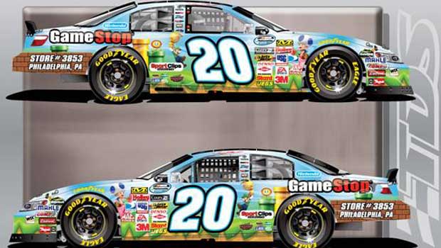 Super Mario Wii gets its own NASCAR car – Destructoid