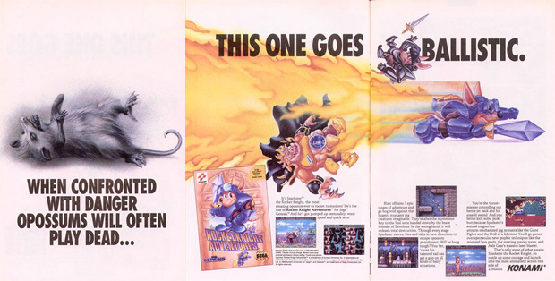 Here's what the first stage of Rocket Knight looks like – Destructoid