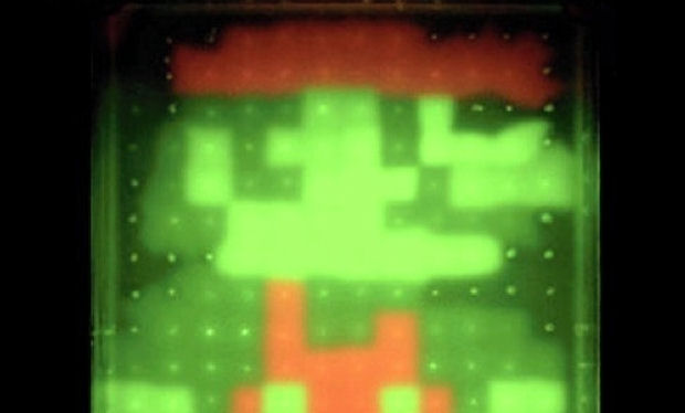 Mario, recreated out of glowing bacteria – Destructoid
