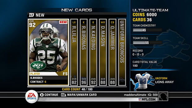 Free-to-play Madden Ultimate Team card game now available – Destructoid