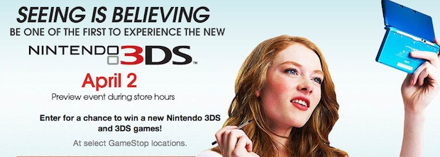 GameStop 3DS launch and demo days detailed – Destructoid