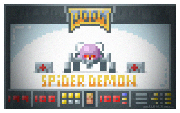 Doom goes adorable with miniaturized sprites – Destructoid