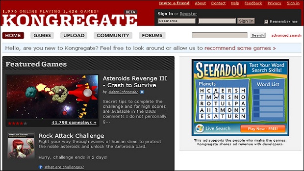 Kongregate Arcade 2.0 is here and adds messaging – Destructoid