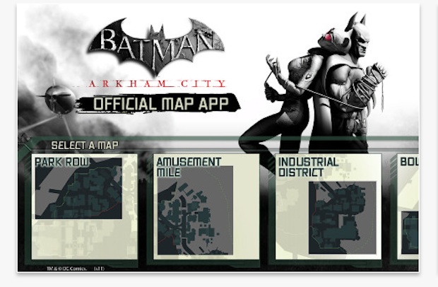 Batman: Arkham City map app is now available – Destructoid