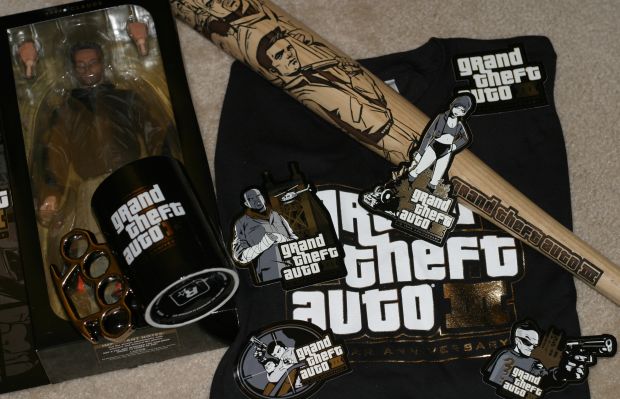 Win a GTA III baseball bat, figure & brass knuckle mug! – Destructoid