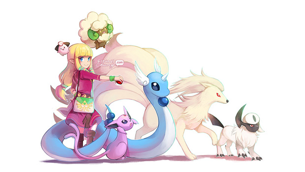Zelda X Pokemon fan art is super amazing – Destructoid