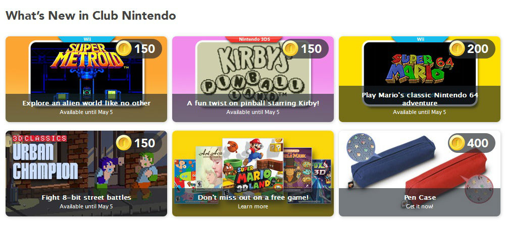 Club Nintendo offers Mario 64, Super Metroid, and more – Destructoid