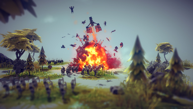 Medieval contraption builder Besiege looks splendid – Destructoid