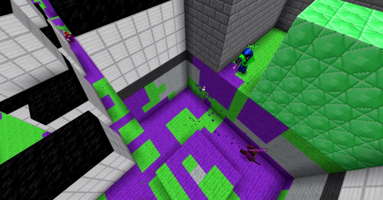 Minecraft player recreates Splatoon spectacularly – Destructoid