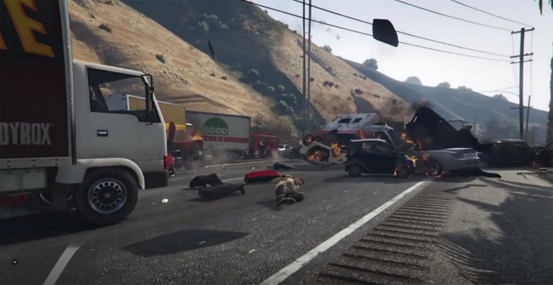 Gta 5 Lamborghini Crash