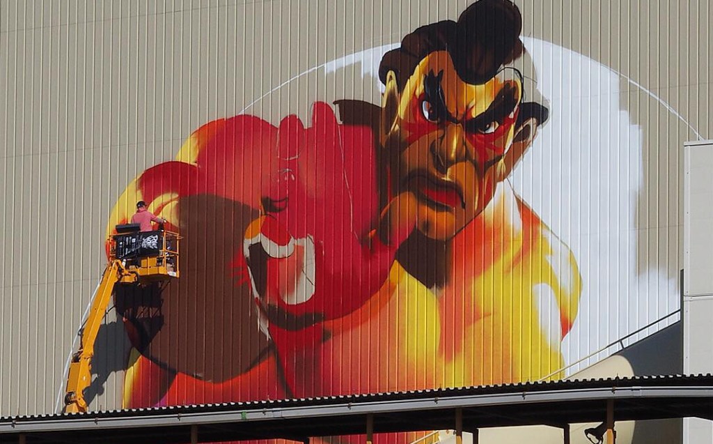 Giant Street Fighter graffiti towers over Tokyo – Destructoid