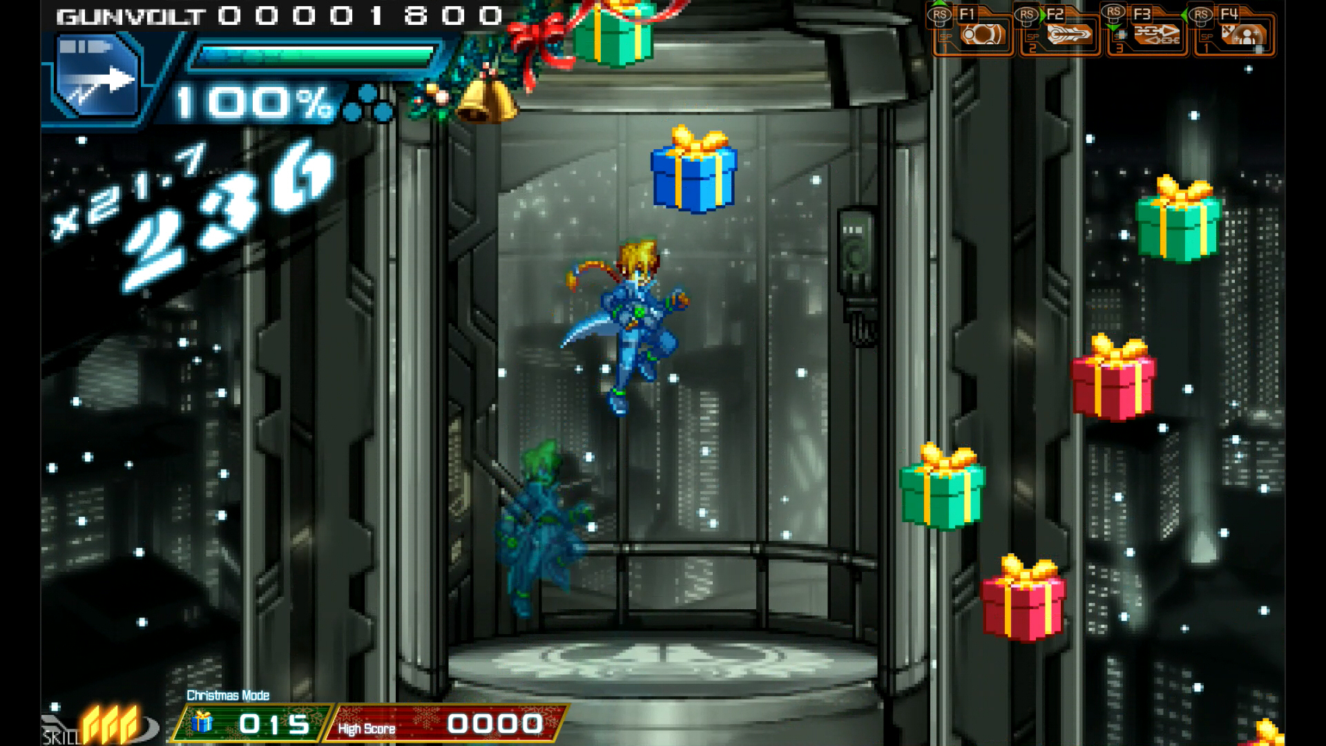 Azure Striker Gunvolt PC gets 50% off sale, new 'Christmas Mode ...