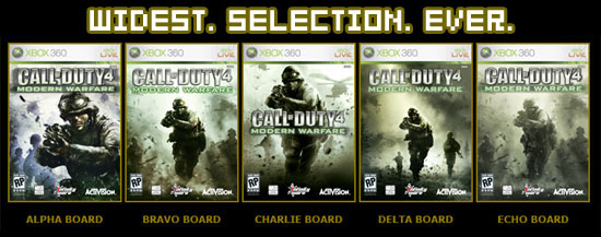 Infinity Ward shows its package, asks fans to choose Call of Duty 4 ...