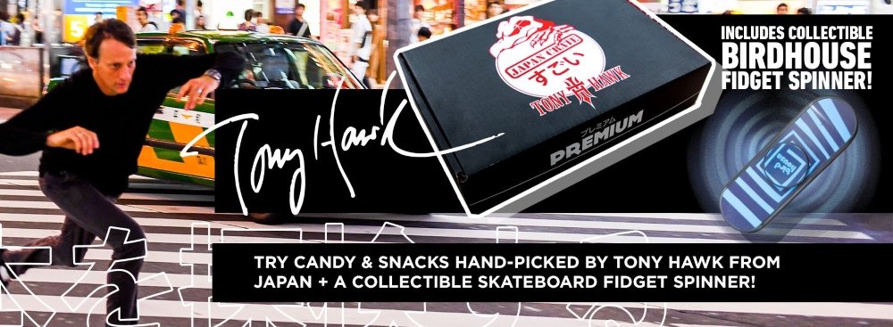 Tony Hawk and Japan Crate to kickflip Japanese snacks right to your ...