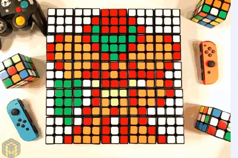 Yeah I can get down with this wonderful Super Smash Bros. Rubik's Cube ...