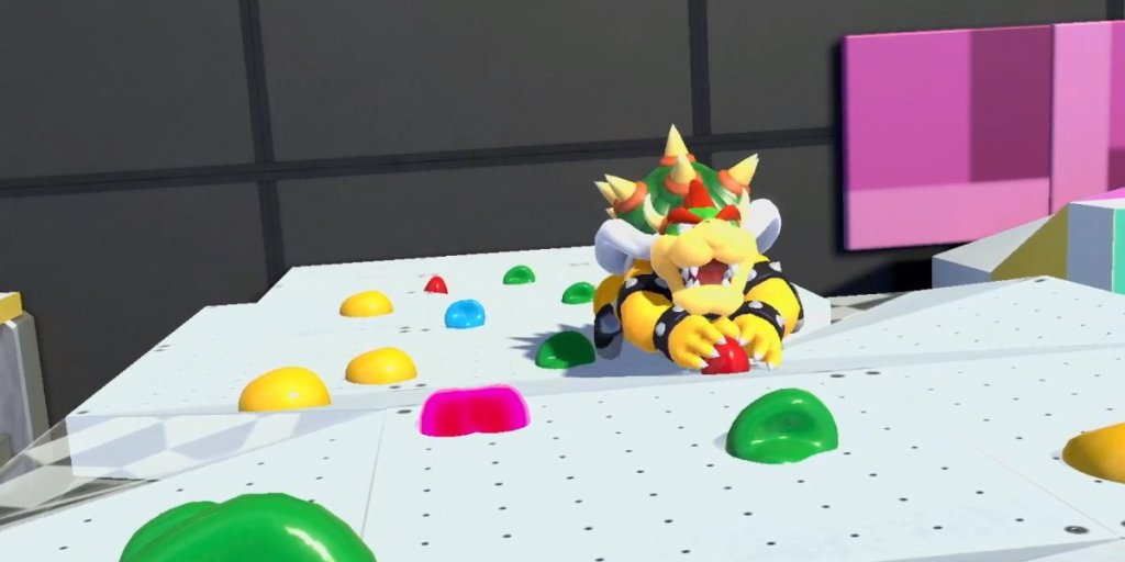 Here's Bowser climbing a rock wall in the Olympics – Destructoid