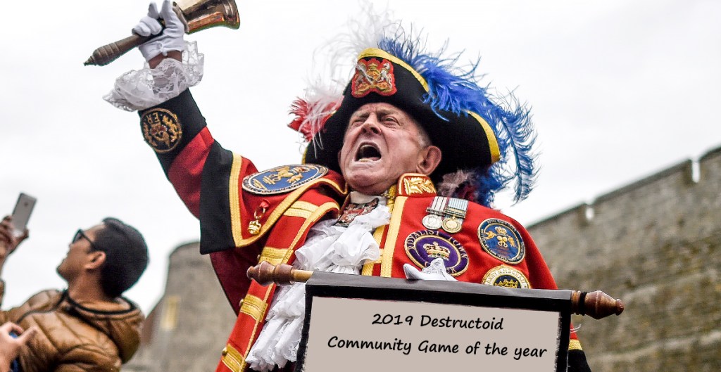 The 2019 Destructoid Community Game of the Year Award goes to ...