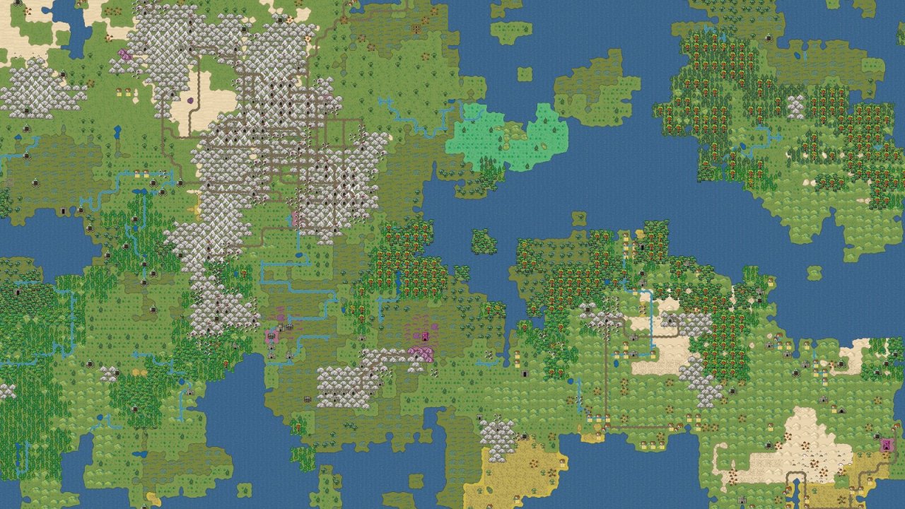 Dwarf Fortress looks like a whole new game with a graphical world map ...
