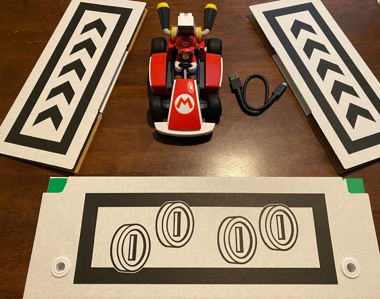 PSA: You can print more arrows to add to your Mario Kart Live track for ...