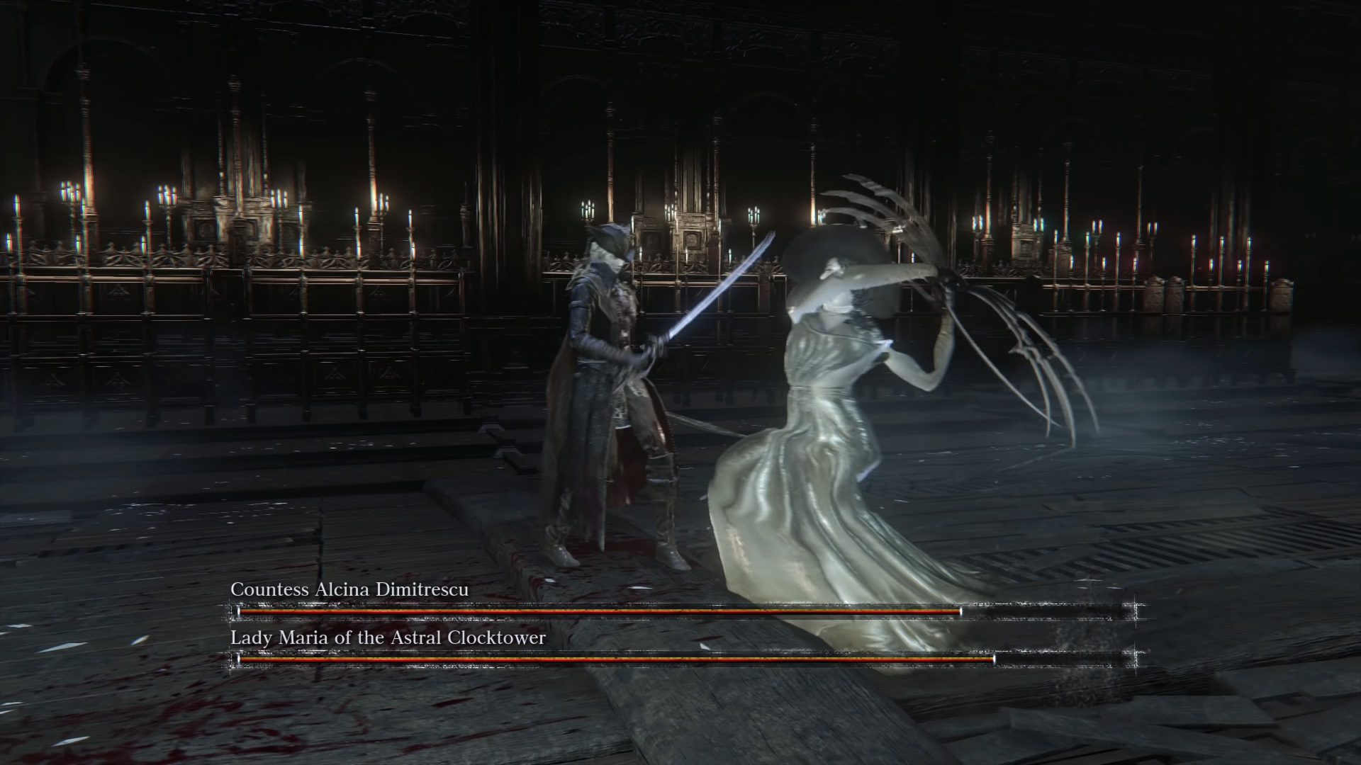 This Lady D vs. Lady Maria fight in Bloodborne sure goes places