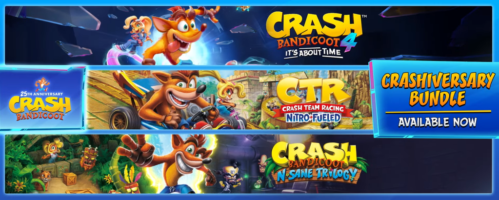 The new Crash Bandicoot bundle has basically all of the games that matter