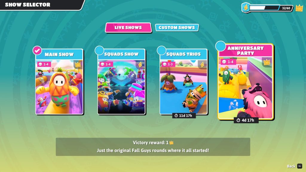 Fall Guys is dishing out double crowns today for its anniversary