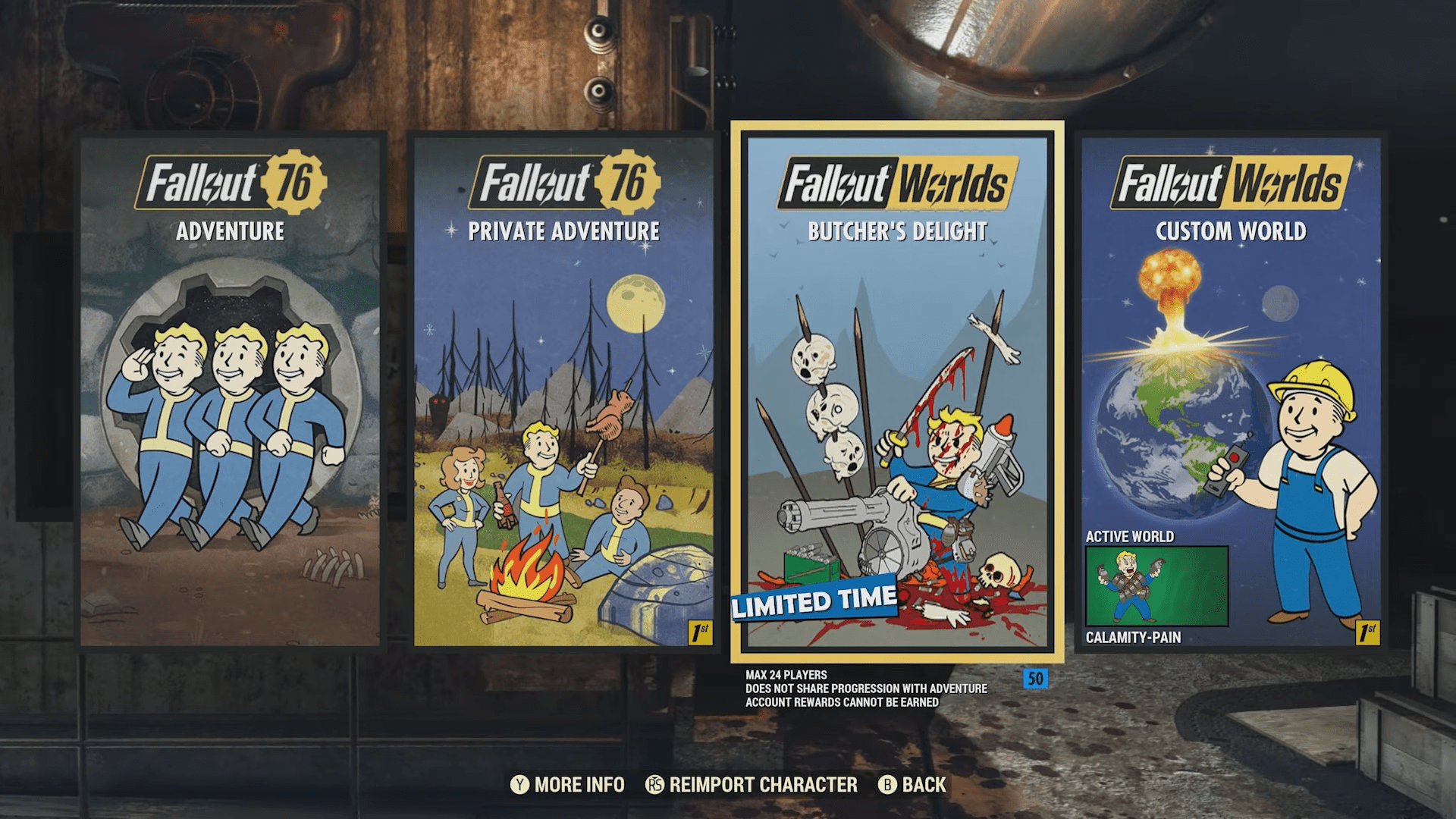 Here's a big look at the Fallout 76 upcoming paid Worlds server system ...