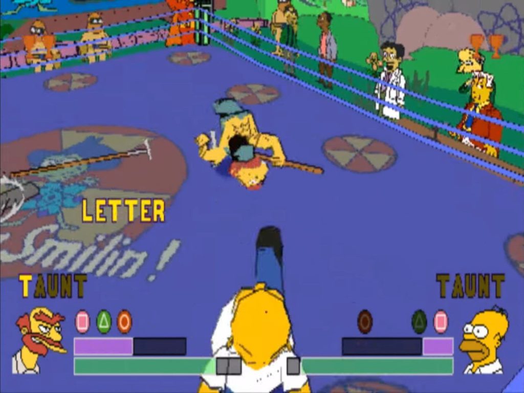 The Simpsons Wrestling isn't even worth a Simpsons reference
