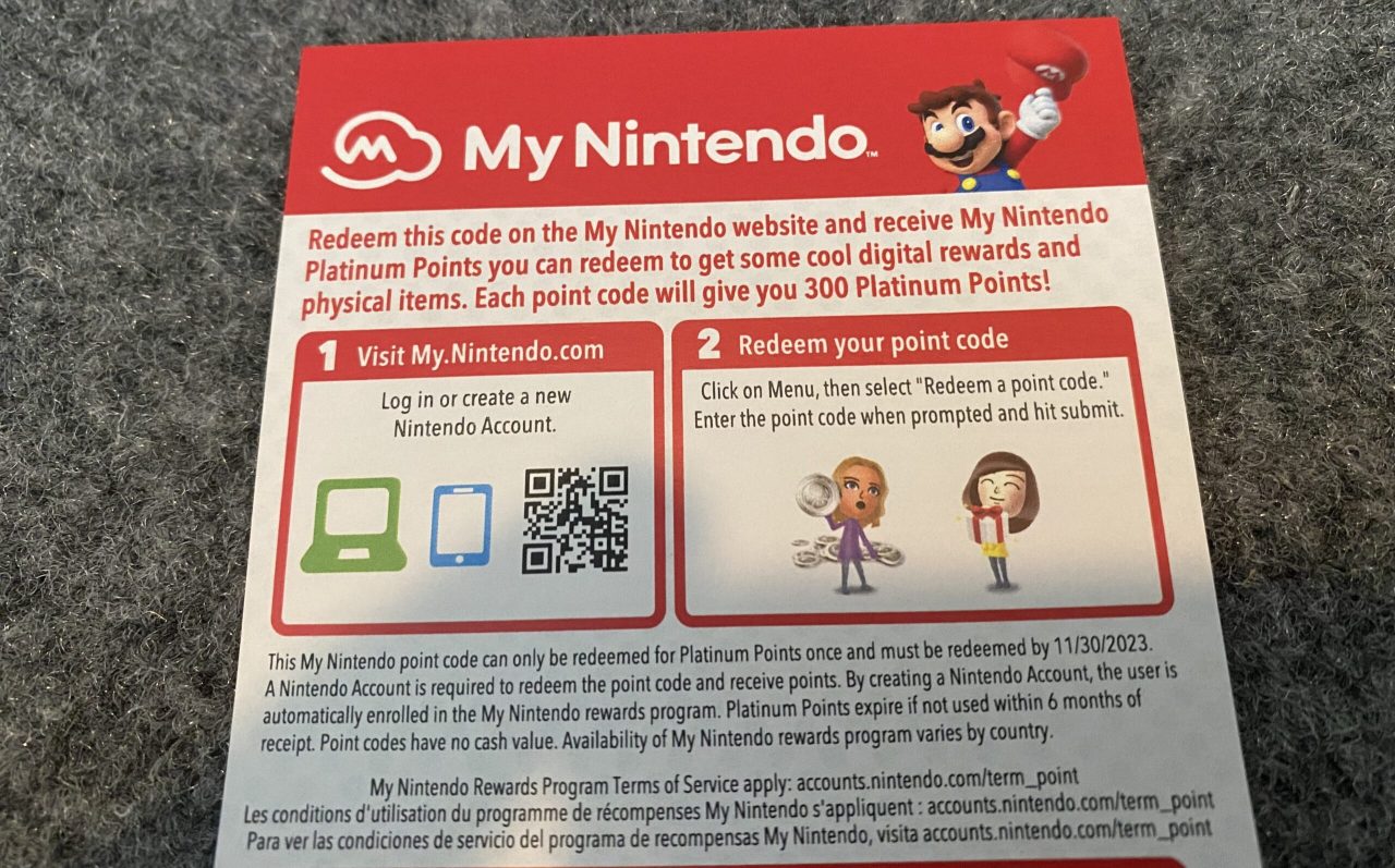 PSA: The Zelda Game & Watch has a My Nintendo code slip – Destructoid