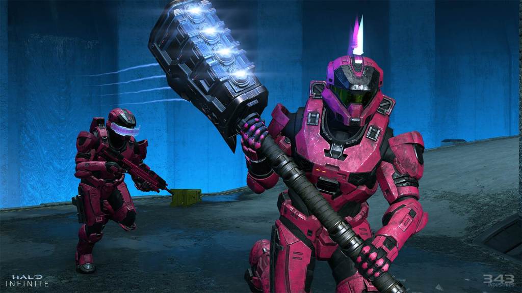 Halo Infinite gets sick neon mohawks with Cyber Showdown event
