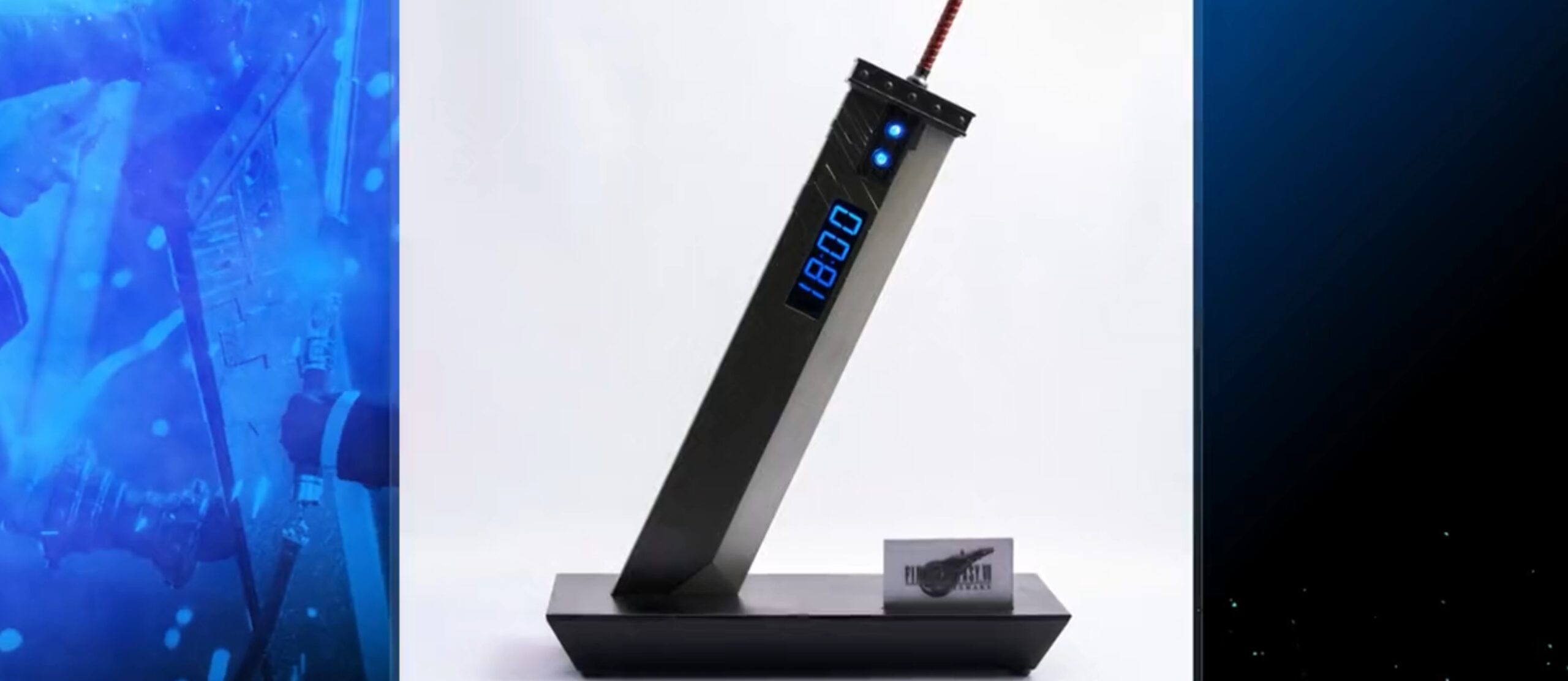 This Final Fantasy VII Buster Sword clock has alarm music from the game ...