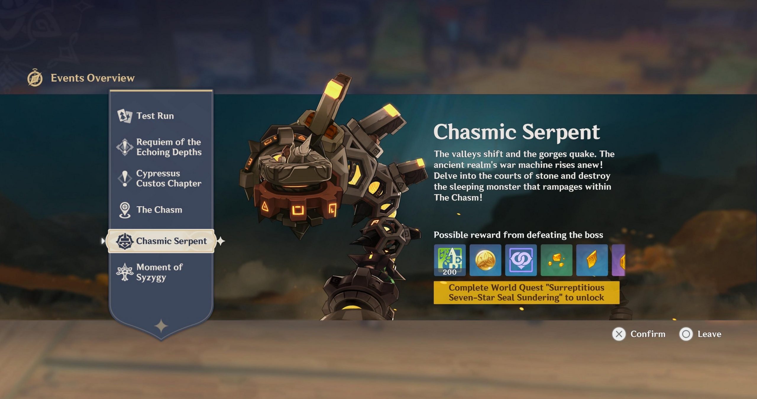 Genshin Impact: How to find the new Chasm area and the Chasmic Serpent boss