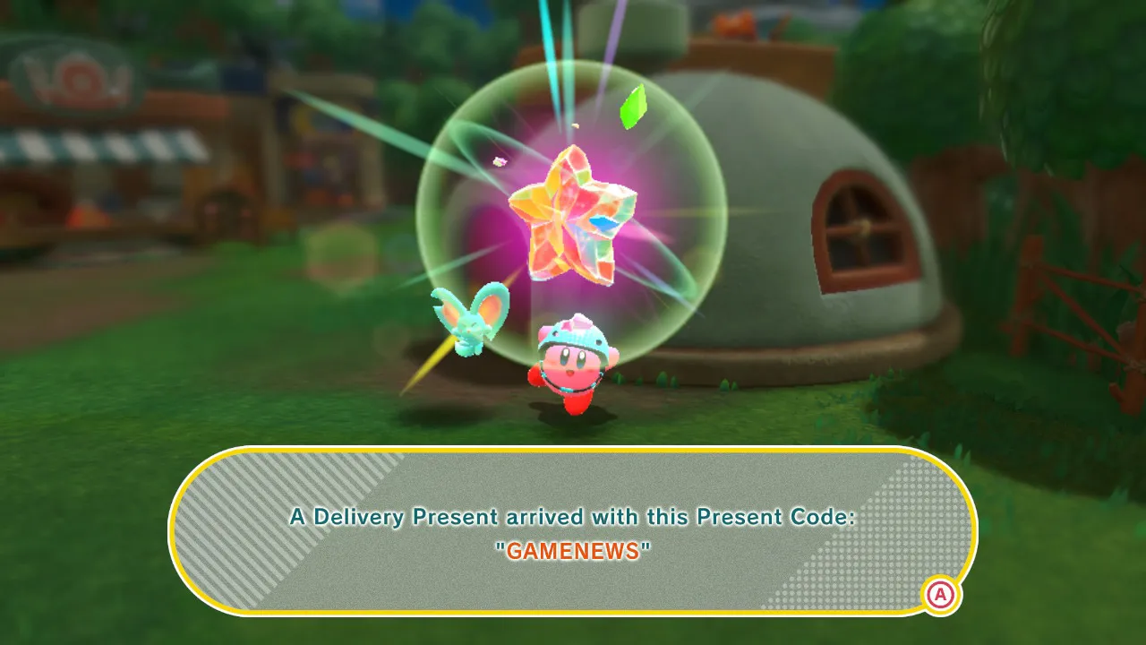 A list of Kirby and the Forgotten Land present passwords