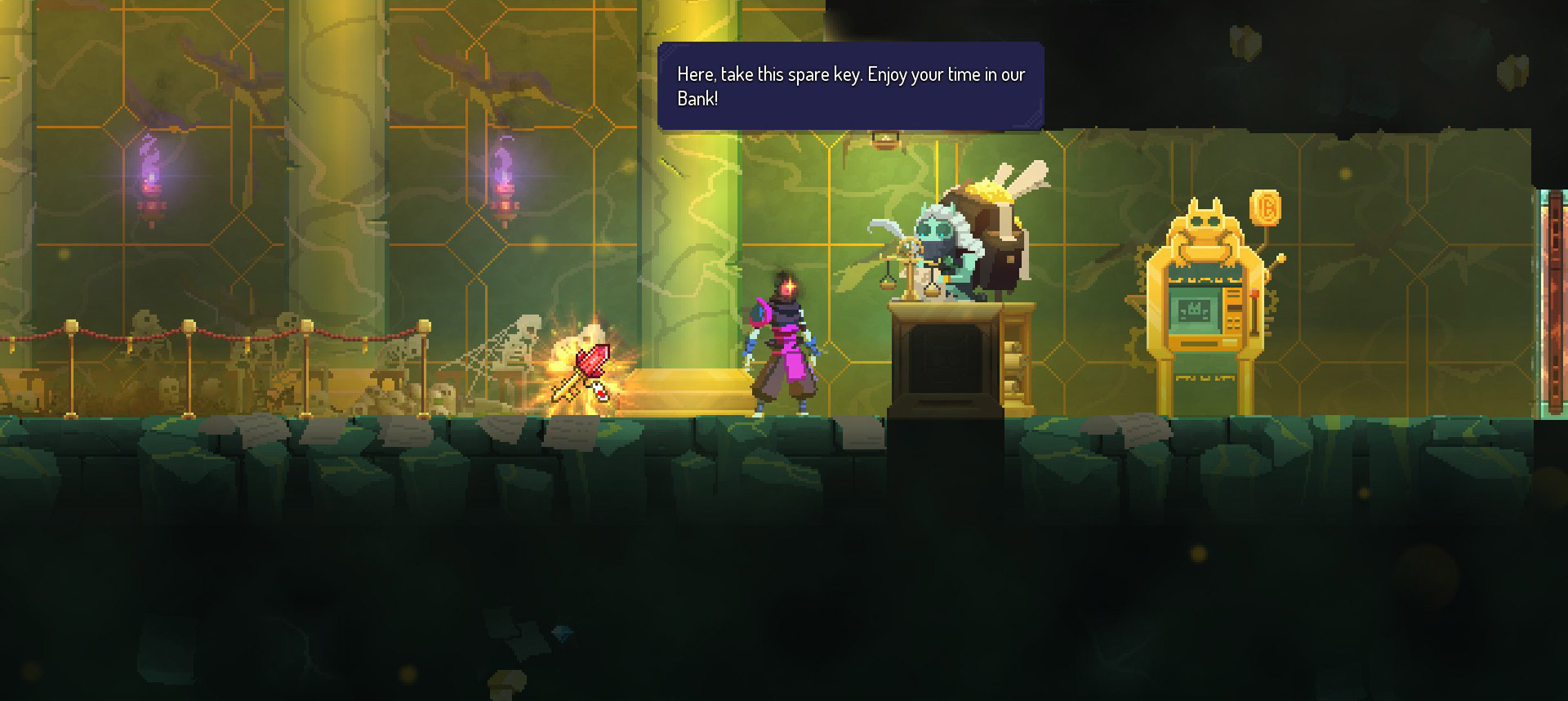Dead Cells now has a Bank biome, and here's how to find it