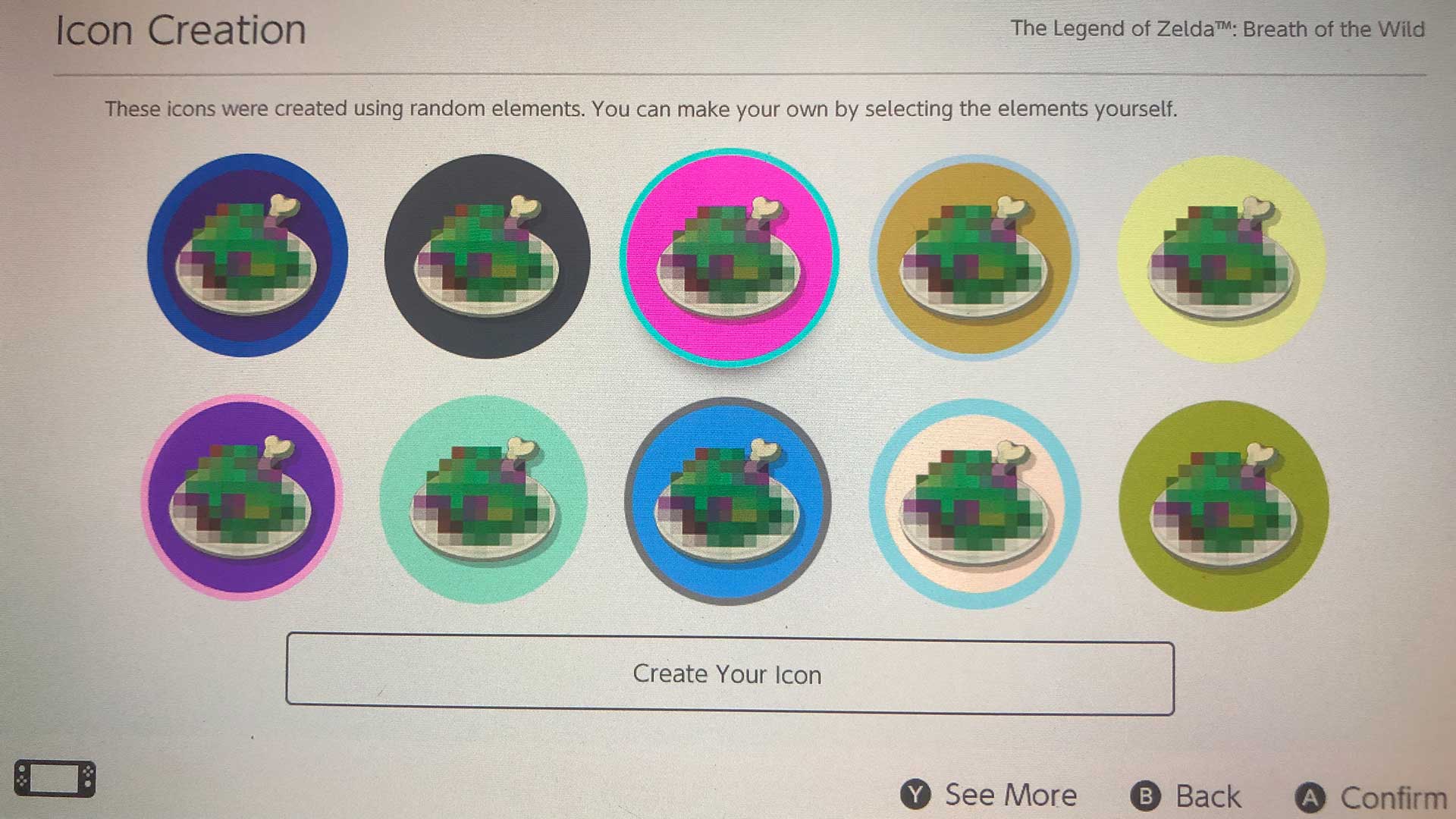 Breath of the Wild's Dubious Food can be your new Switch player icon