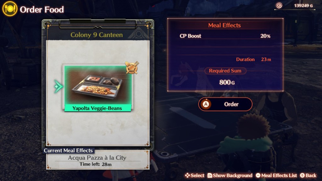 Xenoblade Chronicles 3: Make sure you order food at every canteen