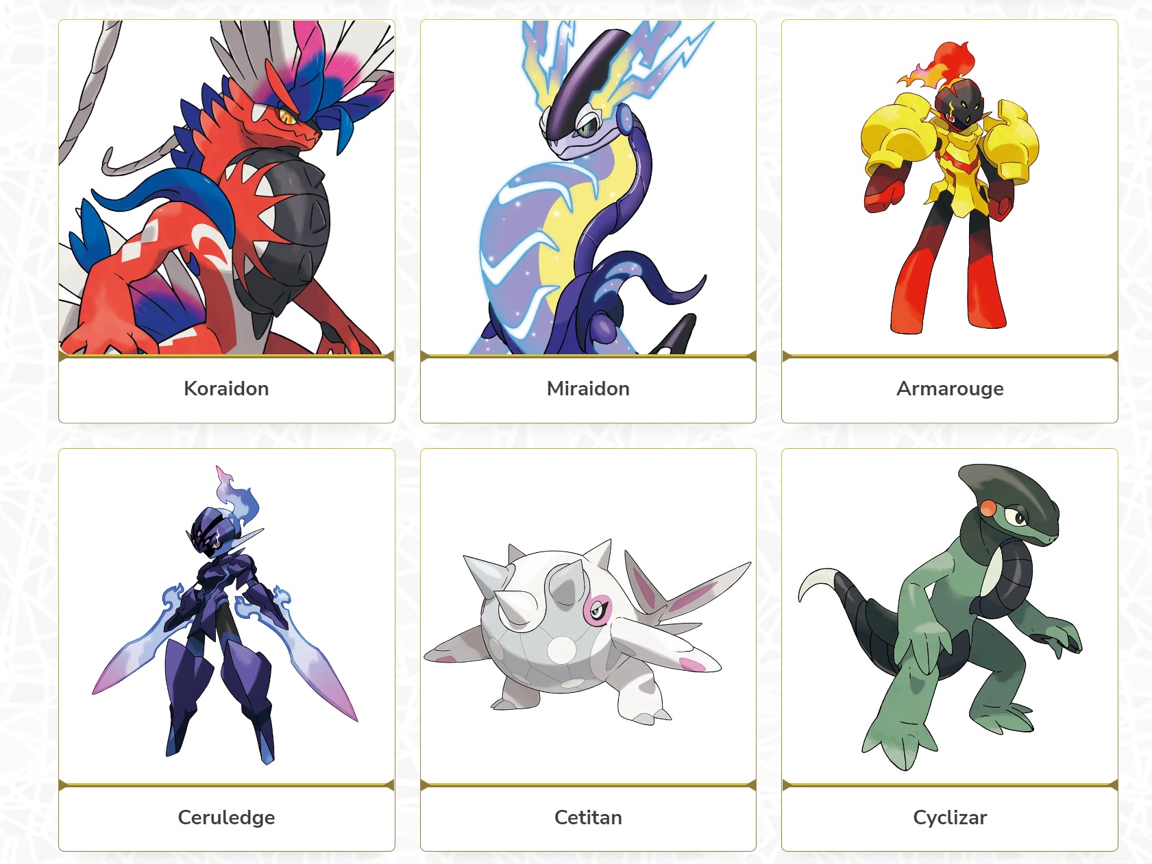 Here are all the Pokemon reveals so far for Scarlet and Violet