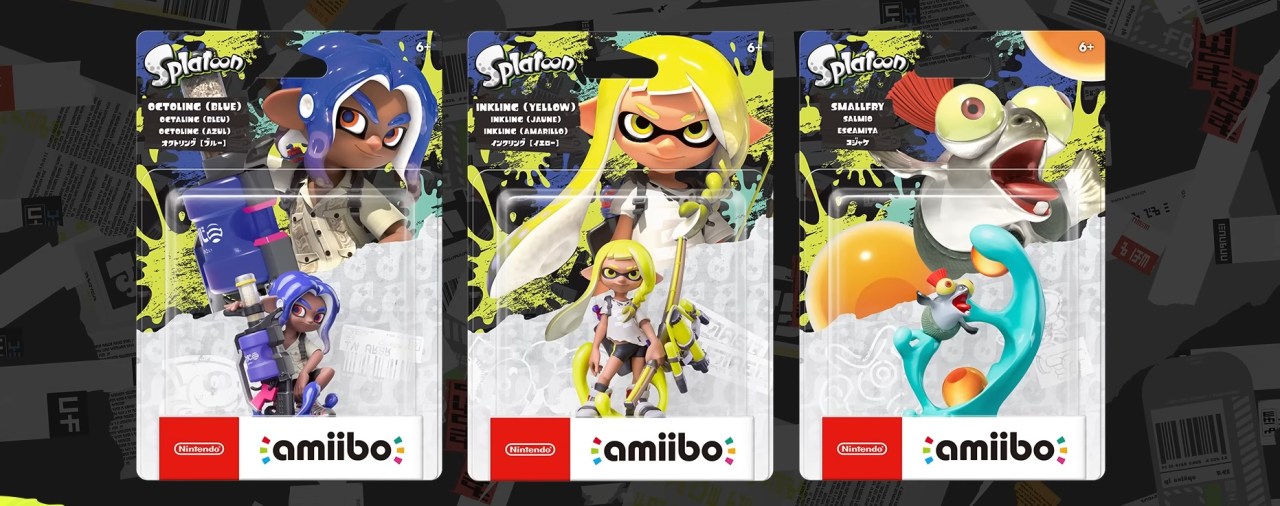 The Splatoon 3 amiibo trio are now dated for November