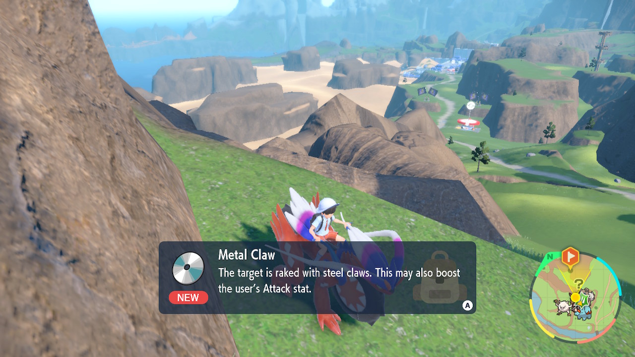 Where to find Metal Claw TM 031 in Pokémon Scarlet & Violet