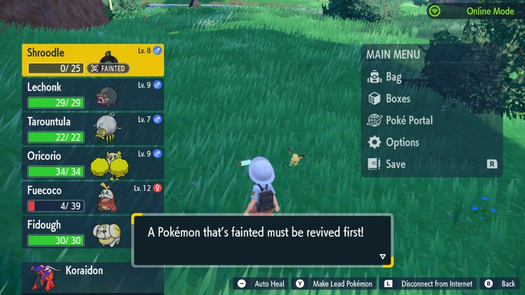 How to Heal & Revive Fainted Pokémon in Scarlet & Violet