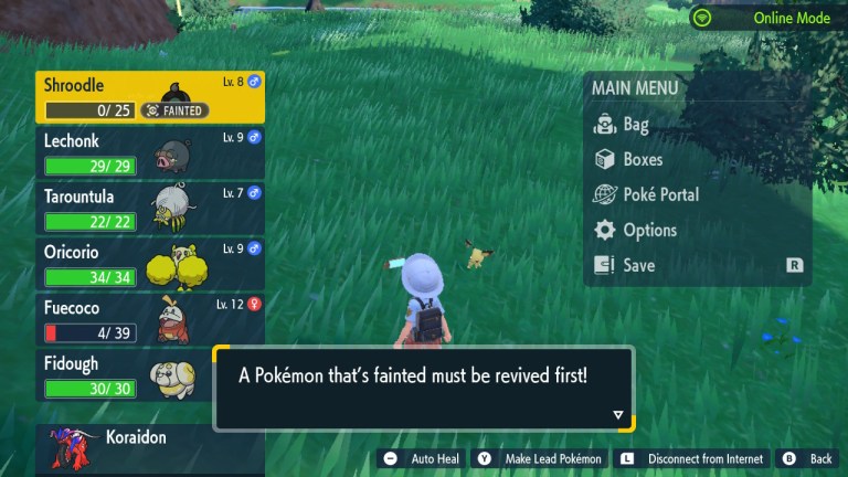 How to Heal & Revive Fainted Pokémon in Scarlet & Violet