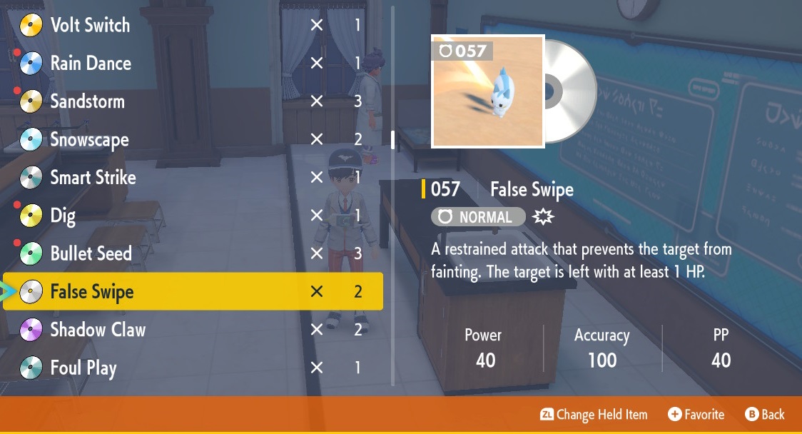 How to get False Swipe TM 057 in Pokémon Scarlet & Violet