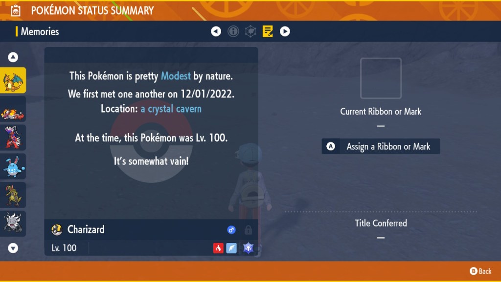 Pokemon Scarlet & Violet Charizard info, moves, loot, and stats