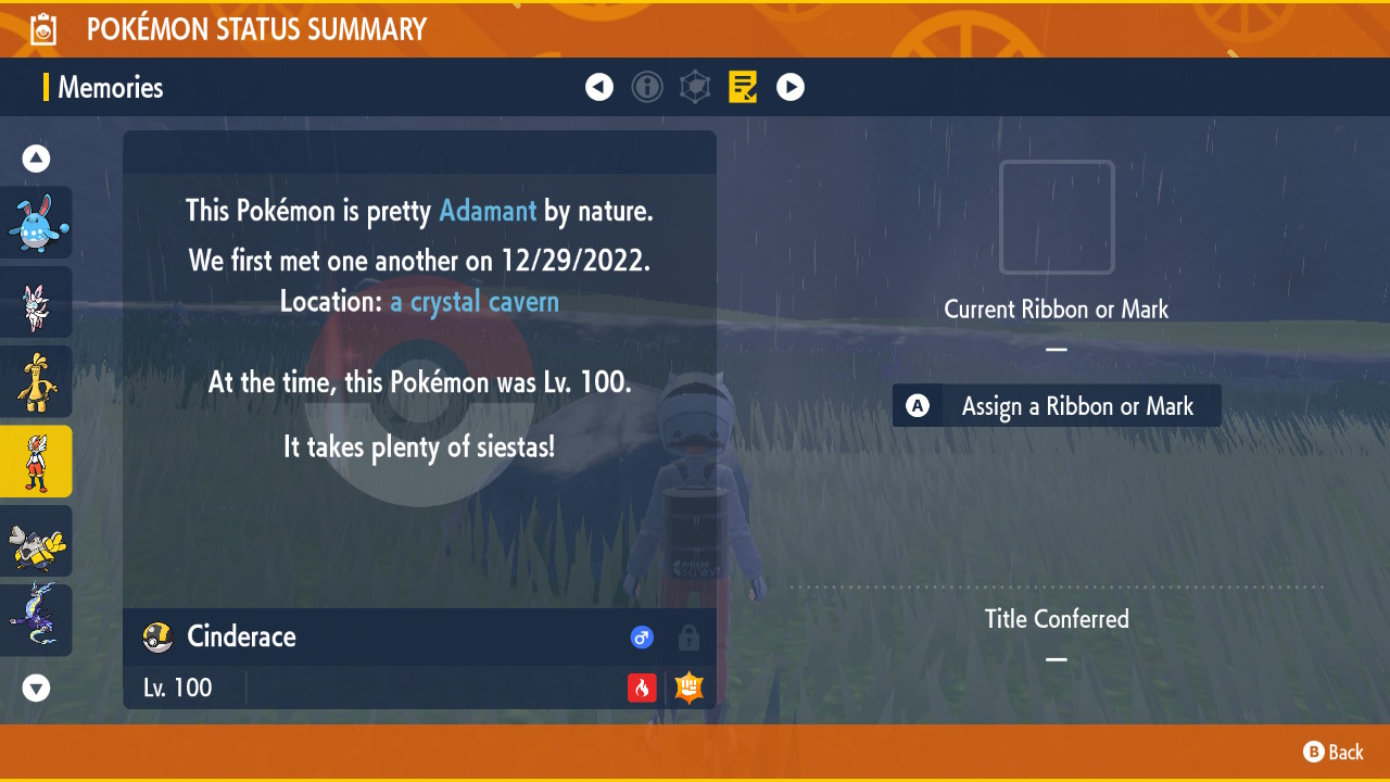 Pokémon Scarlet & Violet Cinderace info, moves, loot, and stats