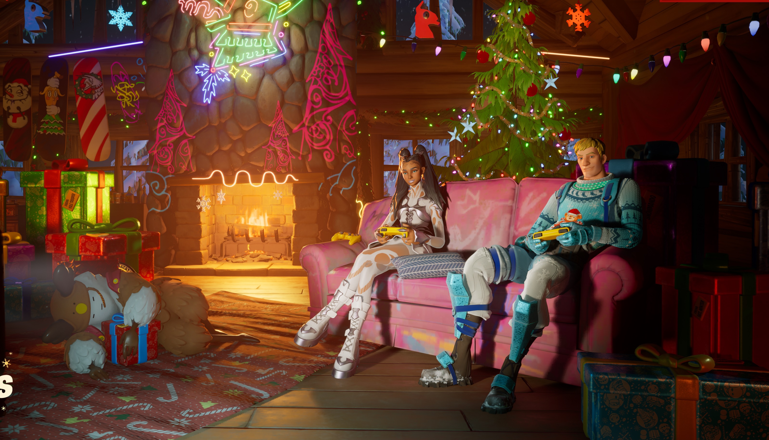 Where is the Fortnite Cozy Lodge?