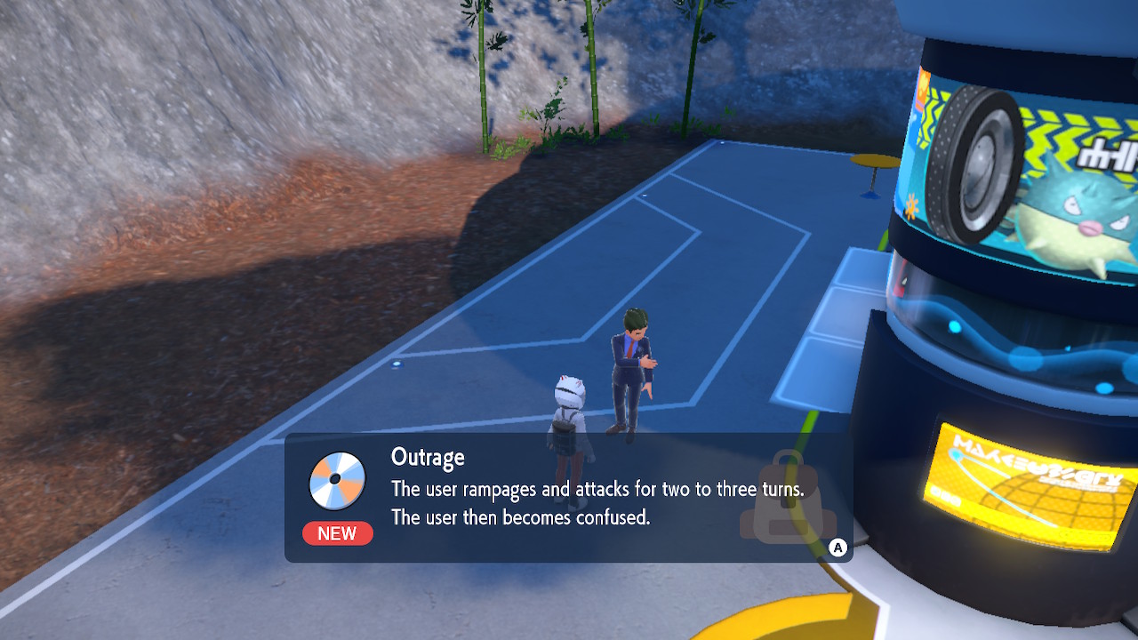 Where to find Outrage TM 156 in Pokémon Scarlet & Violet