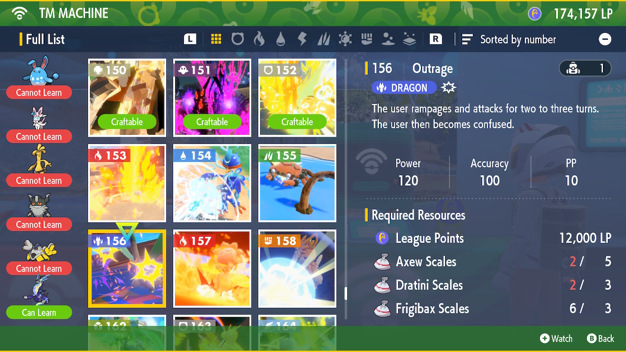 Where to find Outrage TM 156 in Pokémon Scarlet & Violet