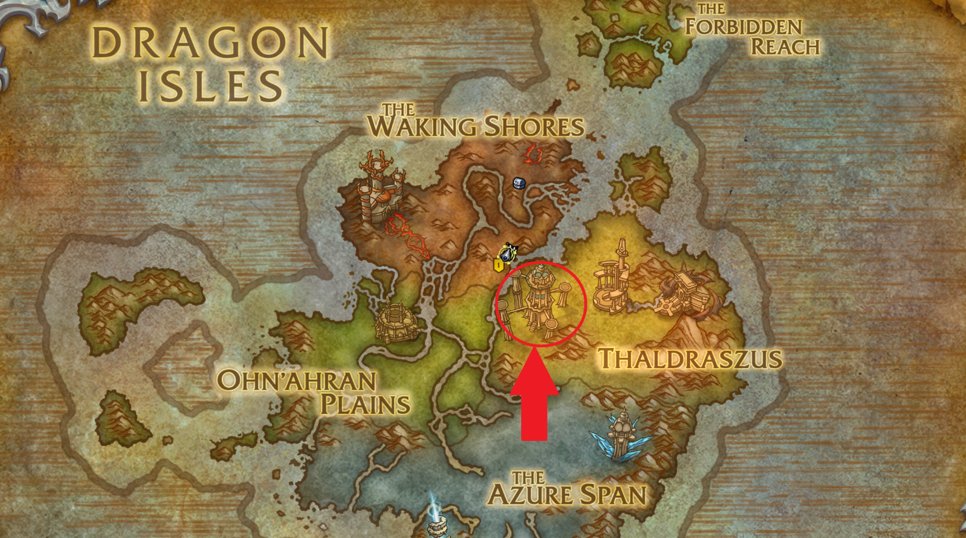 How to get to Valdrakken capital city in WoW Dragonflight