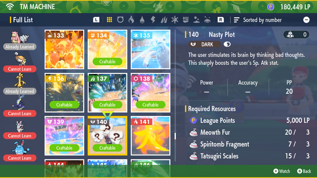 Where to find Nasty Plot TM 140 in Pokémon Scarlet & Violet